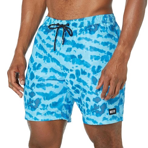 Neff Men's Daily Slauson Hot Tub Board Shorts For Swimming (blue, 4xl ...