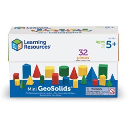 Learning Resources Geometric Shapes Building Set, 129 Piece Set, Ages 5 ...