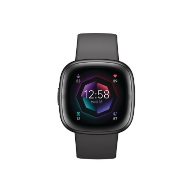 Fitbit Sense 2 Smartwatch - Graphite Aluminum With Shadow Gray Band ...