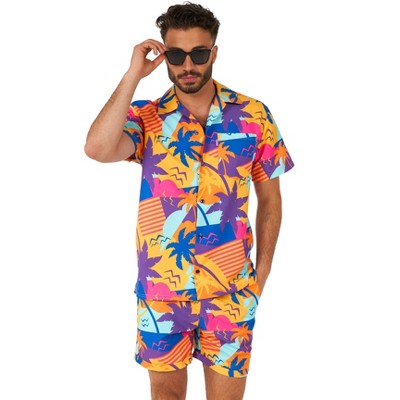 Opposuits Men's Summer Set - Pac-man Waka-waka - Blue - Size: S : Target