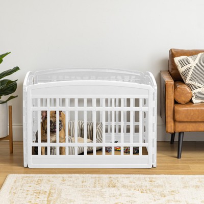 Iris Usa 24" Exercise 8 Panel Wire Metal Pet Playpen For Dog : Target