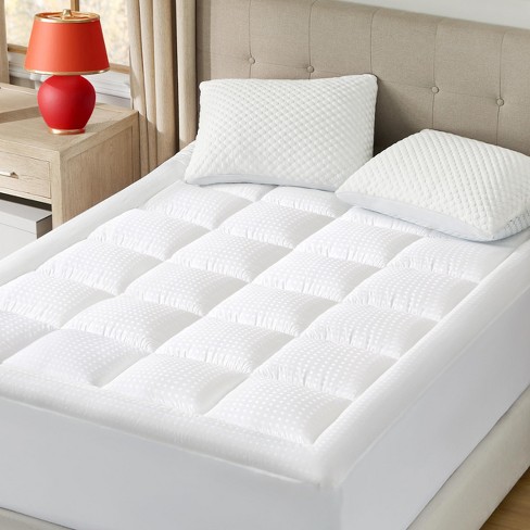 Mattress Pad Overfilled Twin Size Cotton Frame - Bedsure : Target