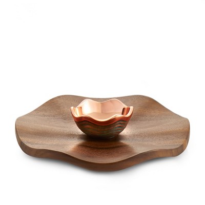 Nambe Copper Canyon Chip And Dip Set : Target