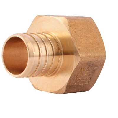 Sharkbite 1 In. Barb X 1 In. D Fnpt Brass Pex Female Adapter : Target