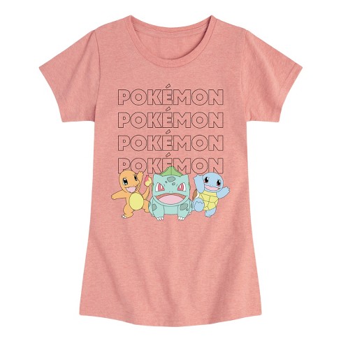 Girls' - Pokémon - Charmander Bulbasaur Charmander Pastel Starters ...
