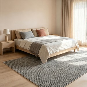 Garvee Modern Farmhouse Accent Area Rug, Waffle Print Foldable Soft ...