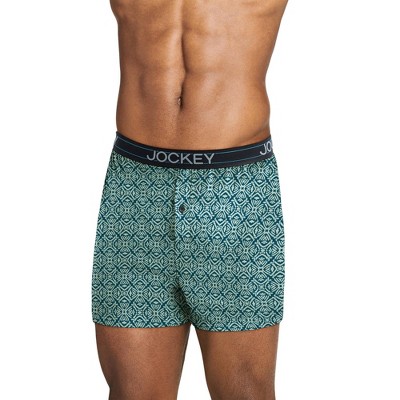 Jockey Men's 100% Cotton Woven 5" Boxer S Junior Plaid : Target