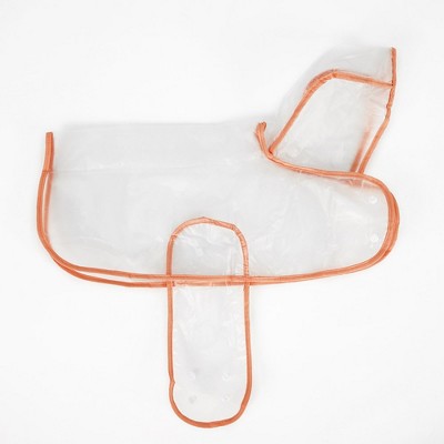 Sussexhome Pets Small Dog Raincoat With Hood - Transparent Dog Rain ...