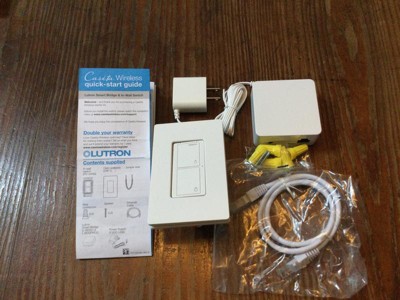 Lutron Caseta Smart Switch Starter Kit With Caseta Smart Hub | Neutral ...