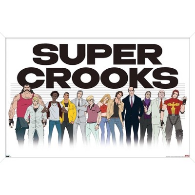 Trends International Netflix Super Crooks - Lineup Framed Wall Poster ...
