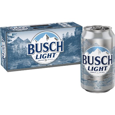 Busch Light Beer - 18pk/12 Fl Oz Cans : Target