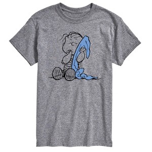 Men's - Peanuts - Linus Blanket Short Sleeve Graphic T-Shirt : Target