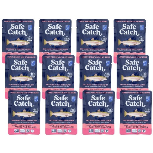 Safe Catch Wild Skinless & Boneless Pink Salmon - Case Of 12/3 Oz : Target