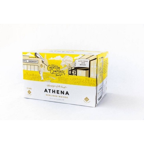 Creature Comforts Athena Berliner Weisse Beer - 6pk/12 Fl Oz Cans : Target