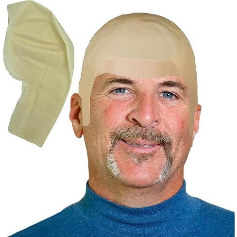 4e's Novelty Bald Cap Latex - Realistic Bald Cap For Halloween Costumes ...