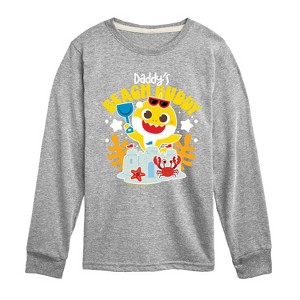 Boys' - Baby Shark - Daddy's Beach Buddy Long Sleeve Graphic T-Shirt ...