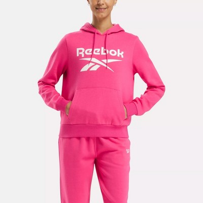 Reebok Reebok Identity Big Logo Fleece Hoodie 2xs Bold Pink : Target