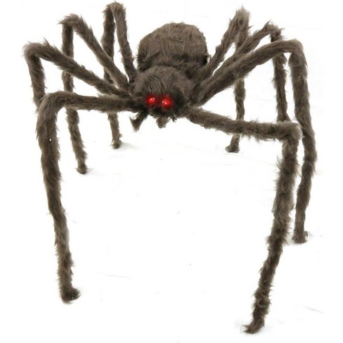 Big Mo's Toys Creepy Spider - Hairy Real Look Tarantula Spider With Red ...