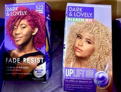 Dark And Lovely Fade Resist Rich Conditioning Hair Color - 522 Poppin ...