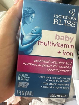 Mommy's Bliss Baby Multivitamin + Iron - 1 Fl Oz : Target