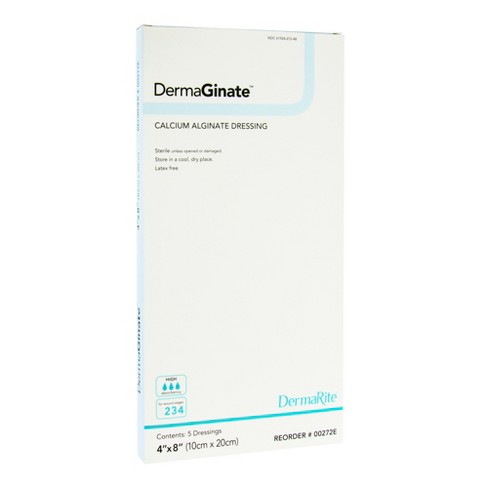 Dermaginate Alginate Dressing 4 X 8'' Sterile 5 Per Box : Target