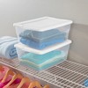 Sterilite 16 Quart Stackable Clear Plastic Storage Tote Container With ...