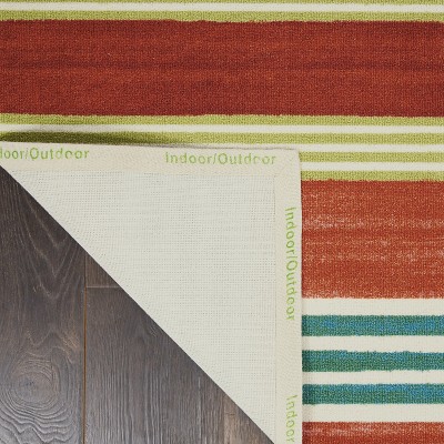 Waverly Sun N Shade Snd71 Green/teal Indoor/outdoor Area Rug : Target