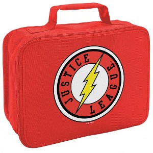 Justice League The Flash Athletic Logo Insulated Soft Sided Lunch Box ...