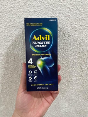 Advil Targeted Relief Pain Relieving Cream with Massage Applicator - 2 ...