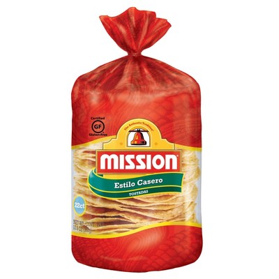 Mission Gluten Free Estilo Casero Tostadas - 12.8oz/22ct : Target