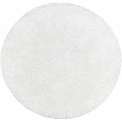 Hauteloom Round Area Rug White : Target