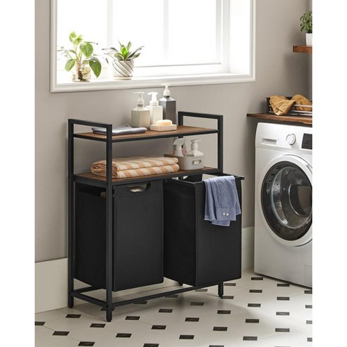 Vasagle Laundry Hamper Laundry Basket Laundry Sorter With 2 Pull-out ...