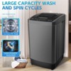 YOUNGFIT 17.8Lbs Portable Washing Machine 2.4 Cu.ft Full Auto Washer ...