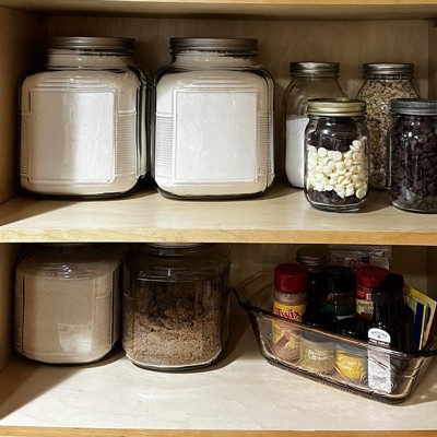 128oz Glass Jar With Metal Lid - Threshold™ : Target