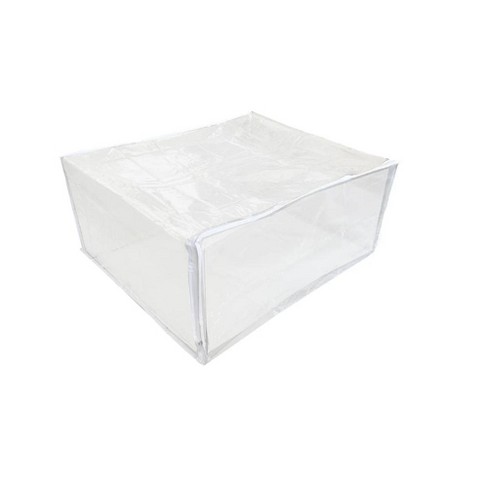 Clear Vinyl Zippered Storage Bags (5-pack) : Target