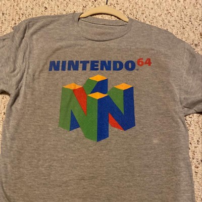 Men's Nintendo Classic N64 Logo T-shirt : Target