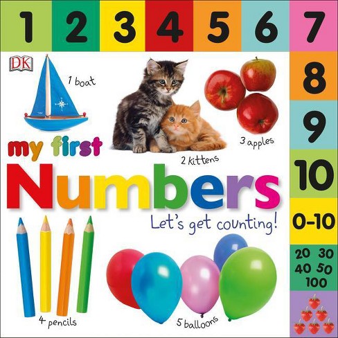 My First Numbers ( My First Numbers) By Dawn Sirett (board Book) : Target