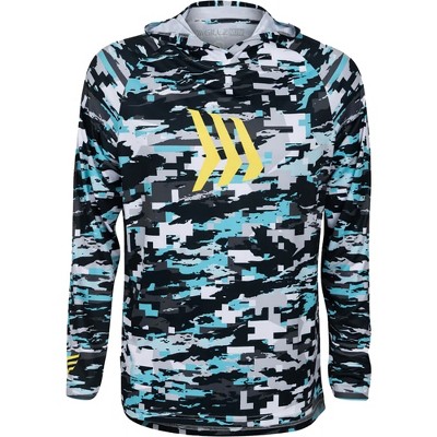 Gillz Contender Series Tek Uv Pullover Hoodie - Large - Aruba Blue : Target