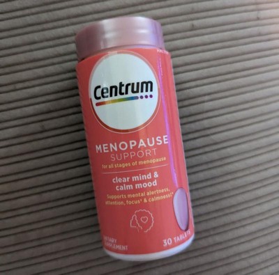 Centrum Menopause Support Clear Mind And Mood Vitamin Tablets - 30ct ...