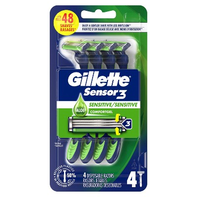 Gillette Sensor2 Base Fixed Head Men's Disposable Razors - 18ct : Target