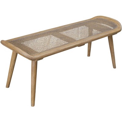 Uttermost Arne 48-in W Dry Oak Wood Bench : Target