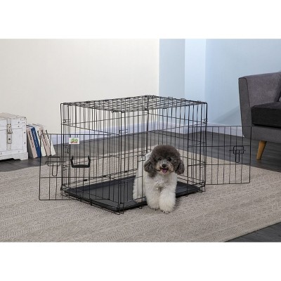 Go Pet Club 2 Door Foldable Metal Dog Crate 19" To 54" Long Mld-19 : Target