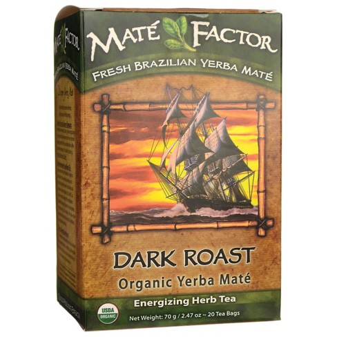 Mate Factor Organic Yerba Mate Energizing Tea - Dark Roast : Target