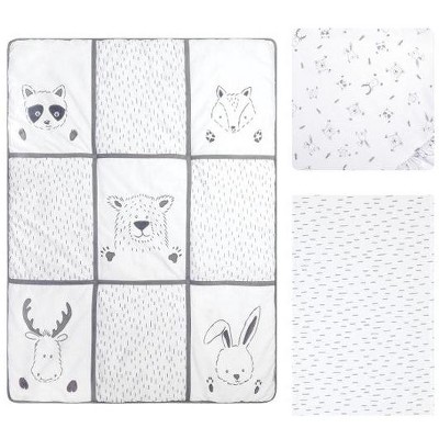 Trend Lab Peek-a-boo Forest Baby Nursery Crib Bedding Set - 3pc : Target