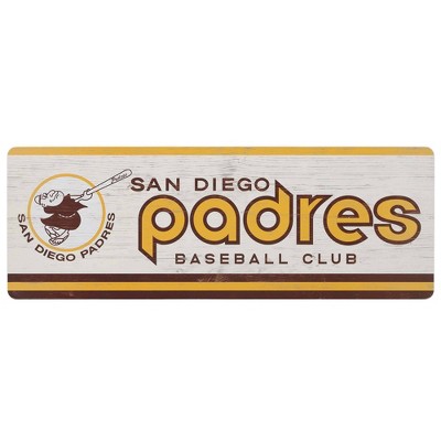 Mlb San Diego Padres Baseball Wood Sign Panel : Target