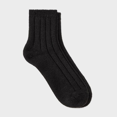 Women's Ankle Socks - Black 4-10 : Target