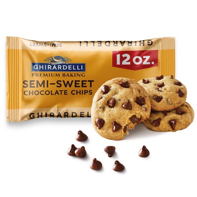 Ghirardelli Semi-sweet Chocolate Premium Baking Chips - 12oz : Target