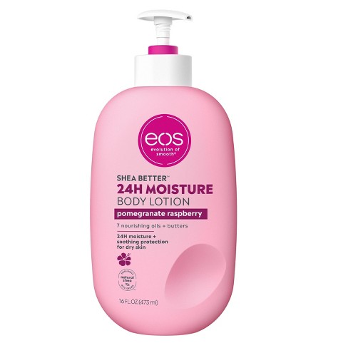 Eos Shea Better Moisture Body Lotion - Pomegranate Raspberry - 16 Fl Oz ...