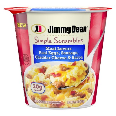 Jimmy Dean Simple Scrambles Meat Lovers - 5.35oz : Target
