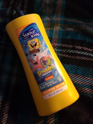 Suave Kids Spongebob Squarepants Jellyfish Splash 2-in-1 Shampoo + Body ...